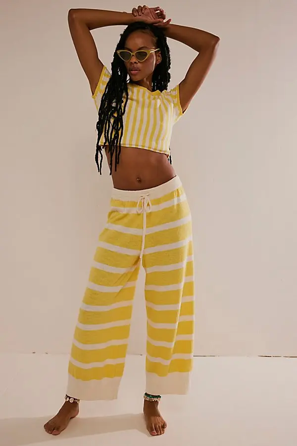 Free People Roberta Striped Sweater Set - Lazy Daisy Combo